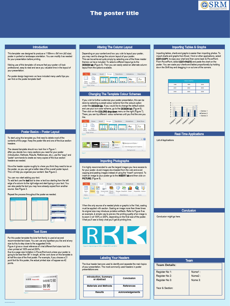 PPoster Presentation Template | PDF | Page Layout | Communication Design