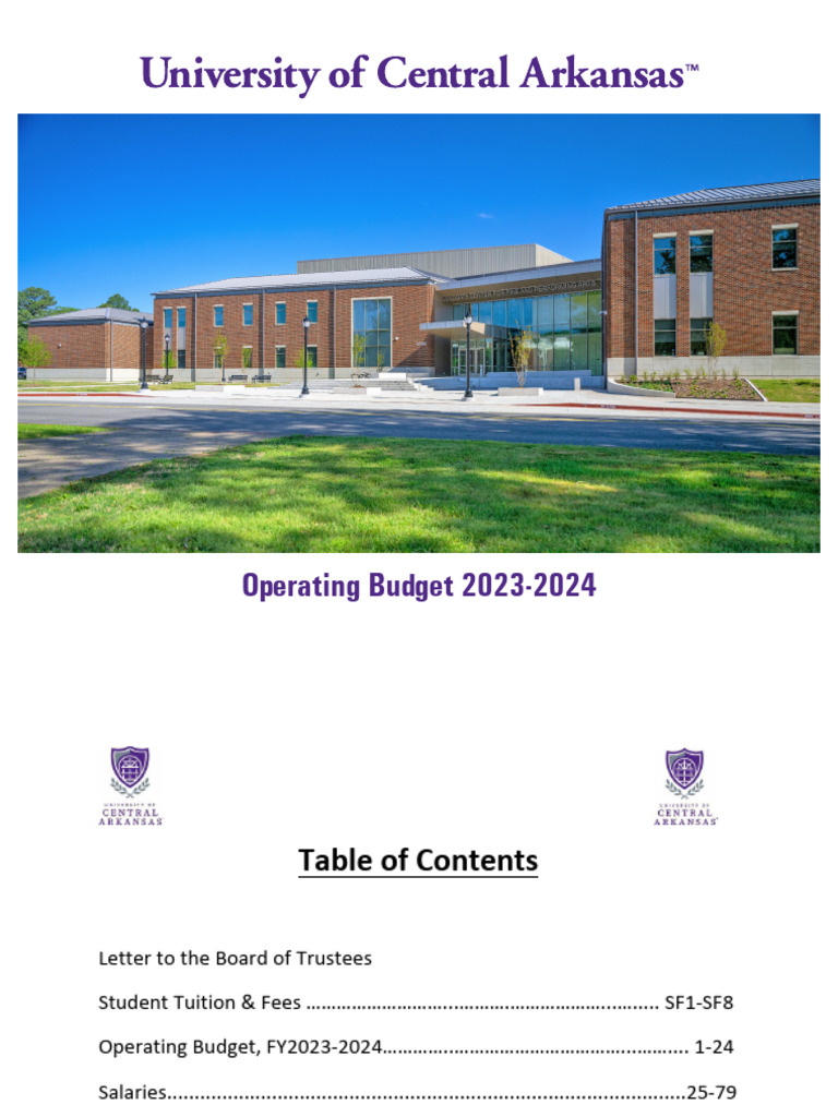 FY2023 2024 Operating Budget Board | PDF | Cost Of Living | Salary