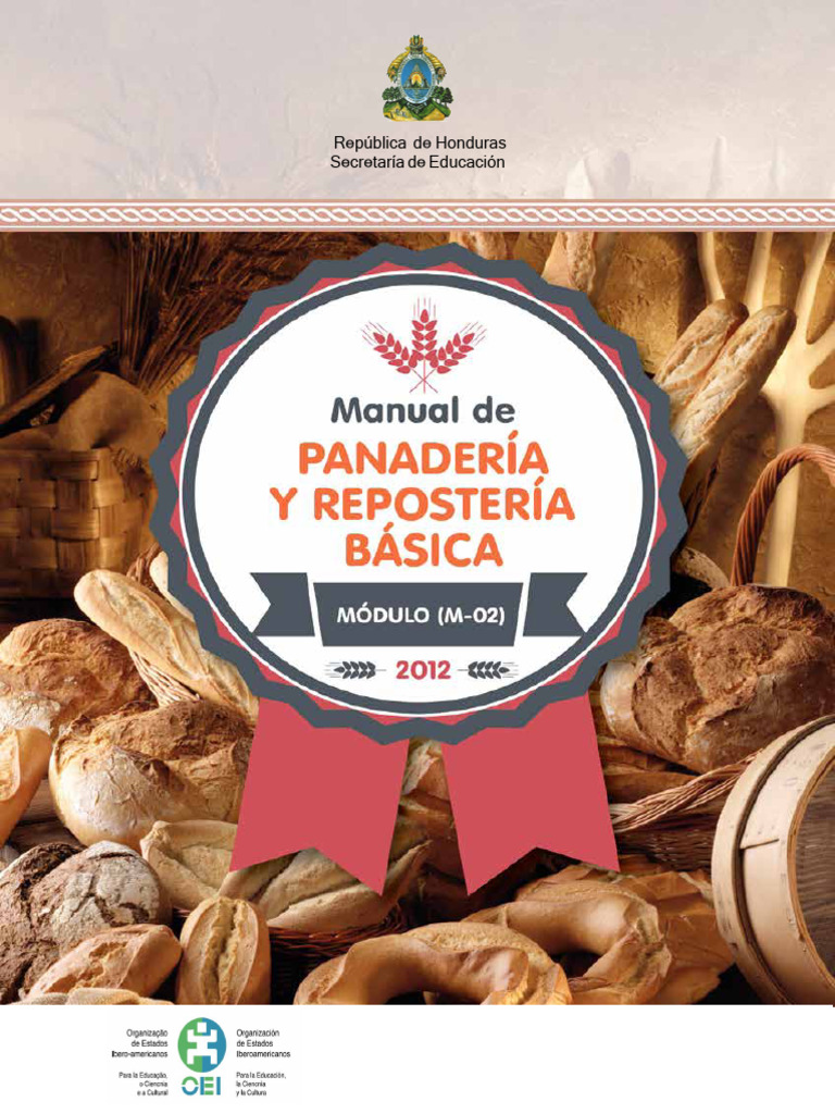 Manual Panaderia Reposteria Basica | PDF | Estufa de cocina | Agua