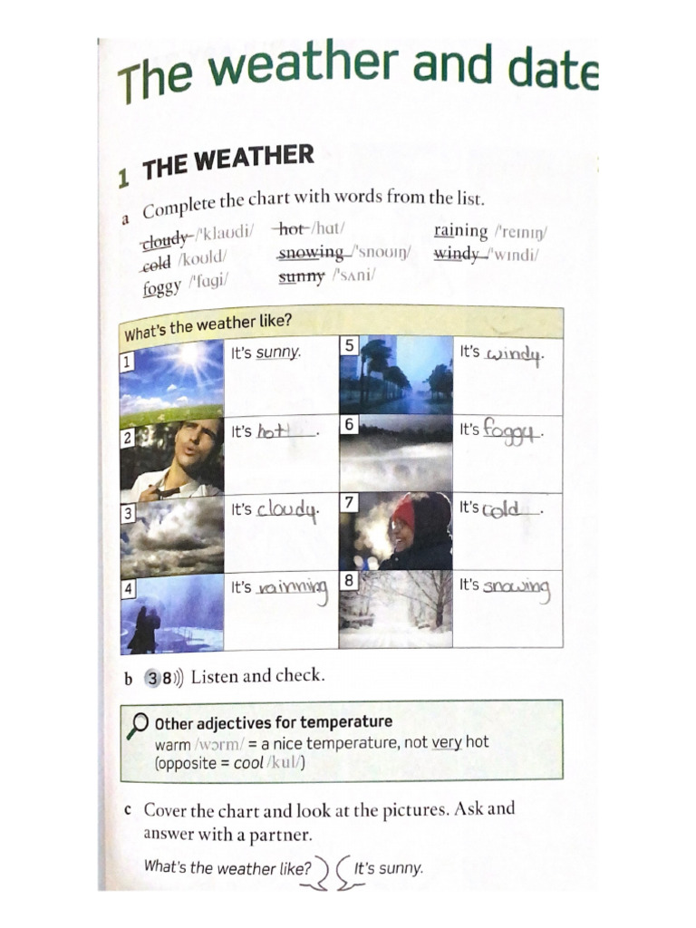 The Weather and Date | PDF
