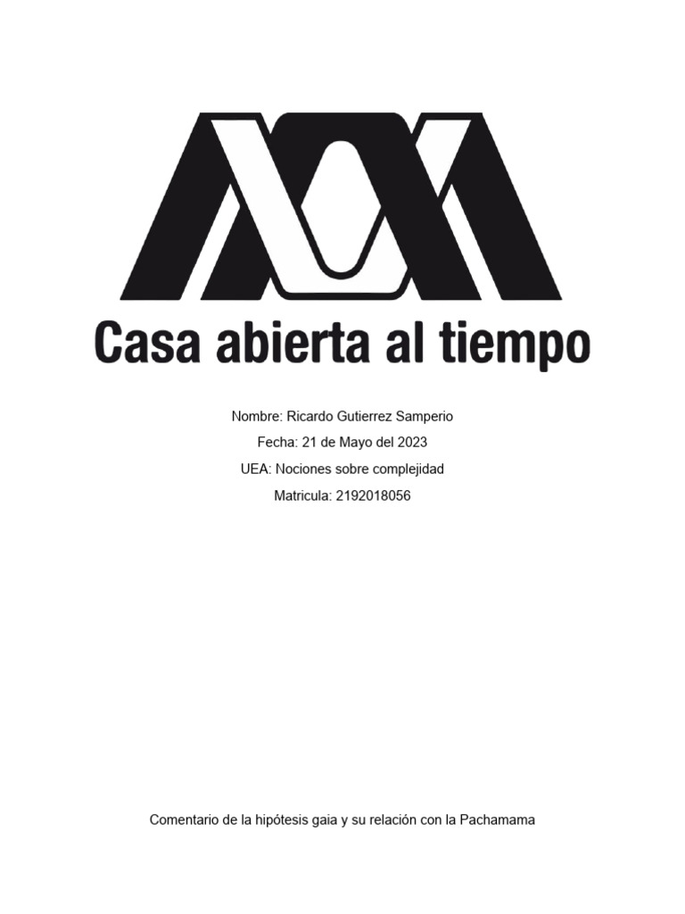 La Hipotesis Gaia | Descargar gratis PDF | Hipótesis de Gaia | Ciencias ...