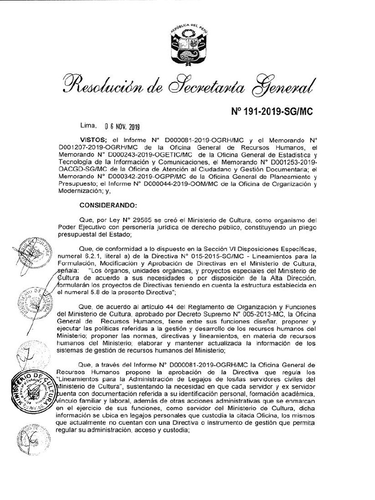 RSG 191 2019 SG MC Accesible | PDF