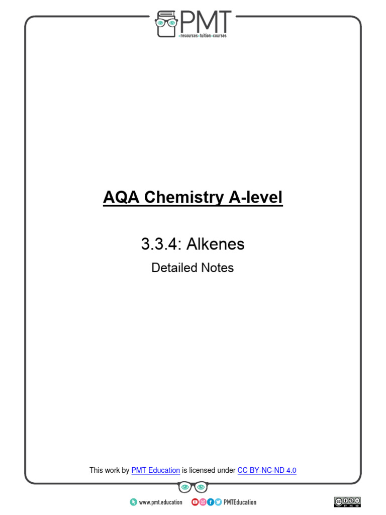 5.4. Alkenes | PDF | Alkene | Chemical Bond