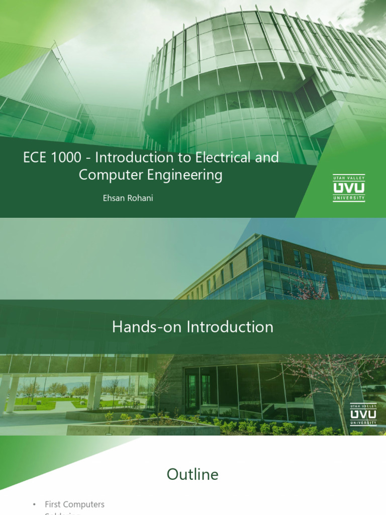 HandsOnIntroduction - ECE 1000 - Introduction To Electrical and ...