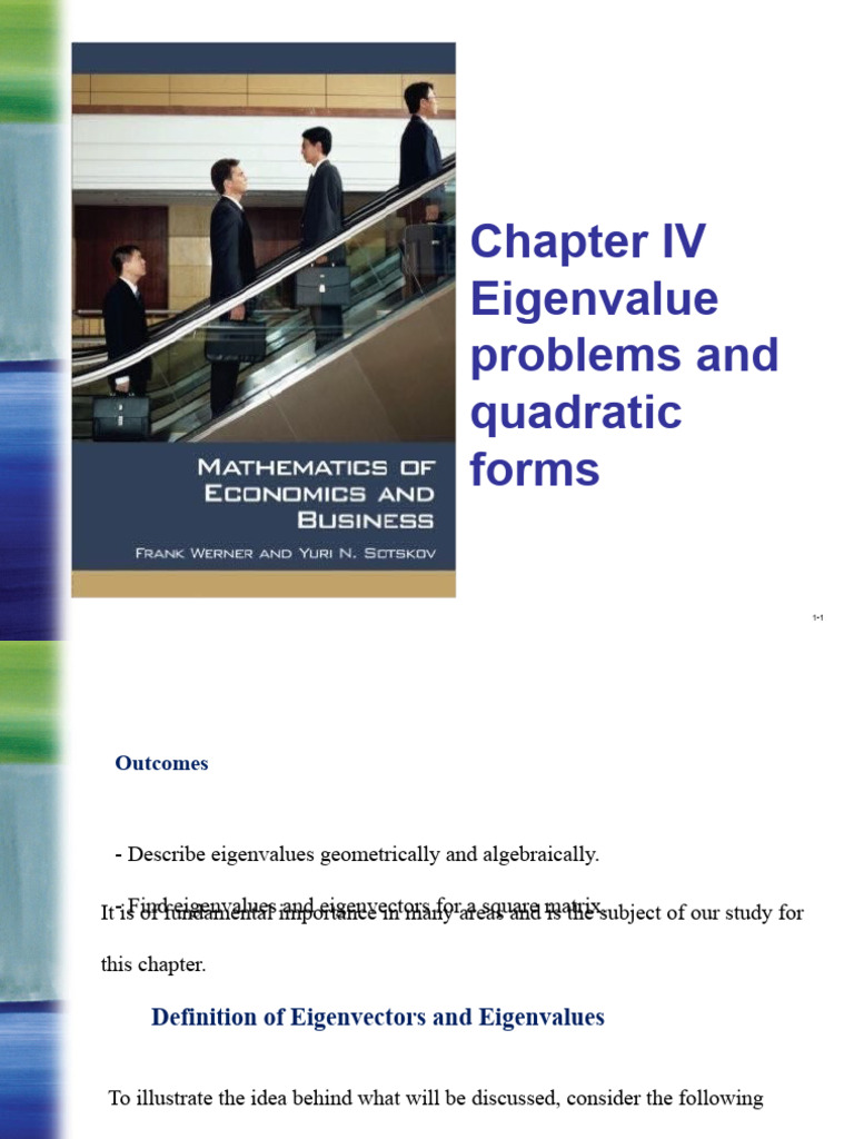 Linear Algebra Chapter 3 | PDF | Eigenvalues And Eigenvectors | Matrix (Mathematics)