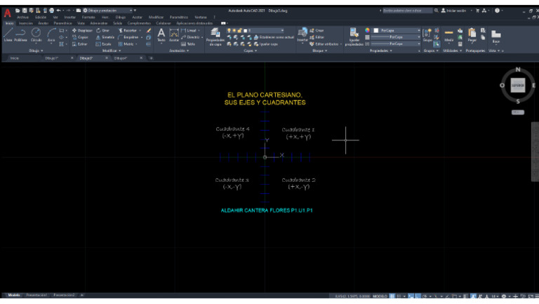 PRÁCTICA_AUTOCAD_P1. UI.P1 | PDF