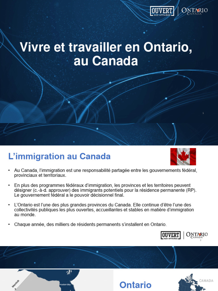 Vivre et travailler en Ontario | PDF | Ontario | Canada