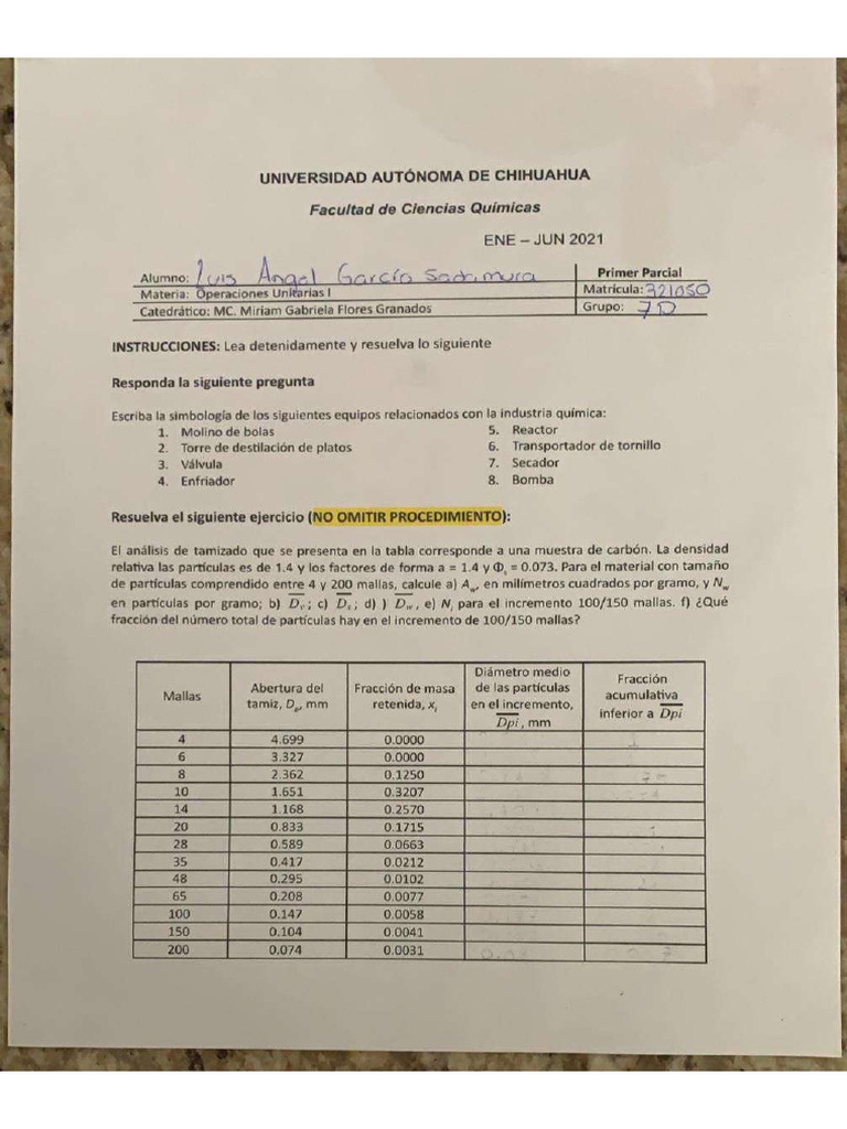 Examen Parcial 1-321050-7P Unitarias I | PDF