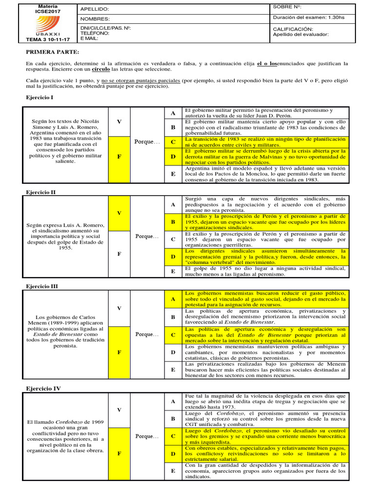 TEMA 3 ICSE 2017 2P ClavesTema 3 | PDF | Democracia | Ideologías políticas