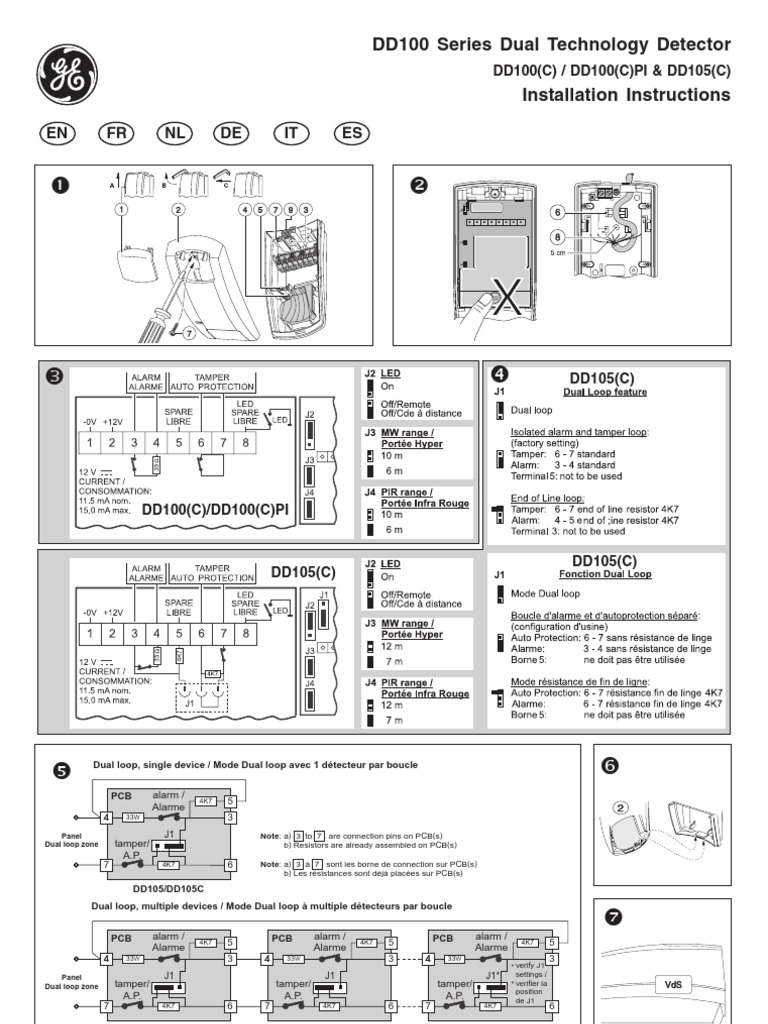DD100 5 PI Installation Manual | PDF | Infrared | Energy And Resource