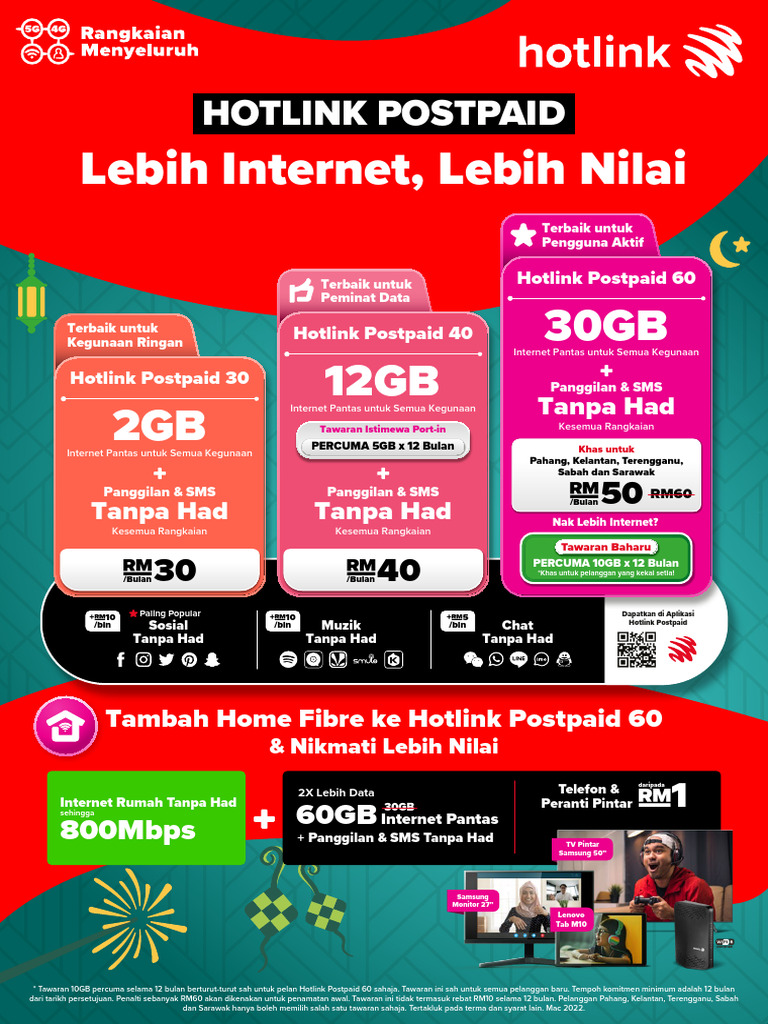 Leaflet - Hotlink Postpaid - ECEM - BM | PDF