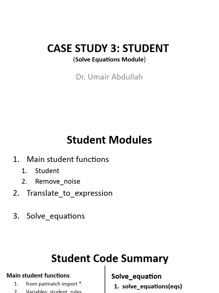AI WK 11 Lec 21 22 Student | Download Free PDF | Equations | Variable (Mathematics)