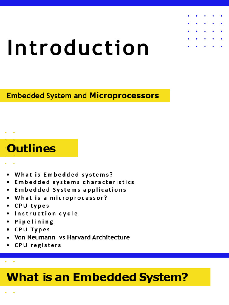 Embedded System and Microprocessors | PDF | Embedded System | Central ...