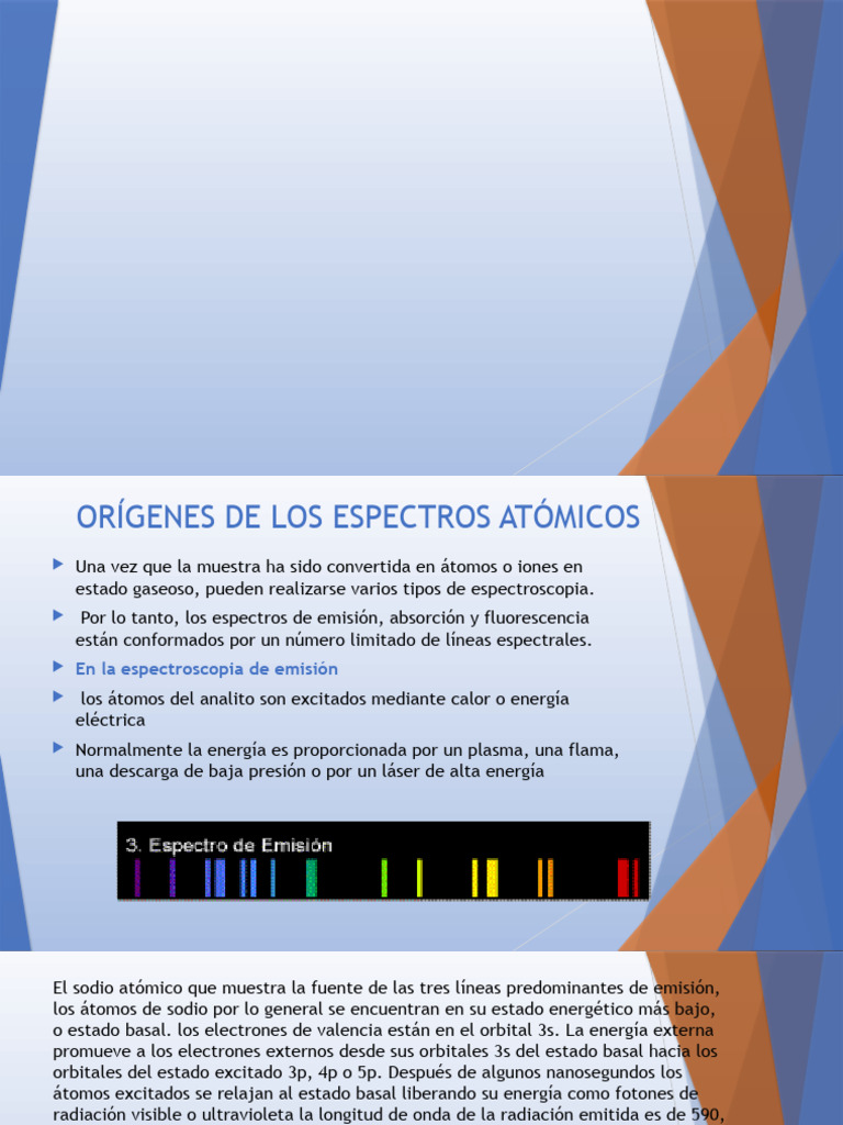 Diapositiva Medardo | PDF | Línea espectral | Espectroscopia
