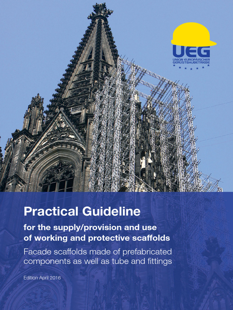 Practical-Guideline Facade-Scaffolds 4-2016 Online | PDF | Scaffolding | Roof