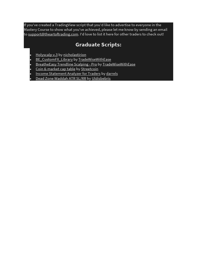 Graduate Scripts Infinity Course Pdf