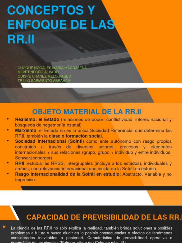 Trabajo Grupal 1 - RRII - EXPO | PDF | Relaciones Internacionales ...