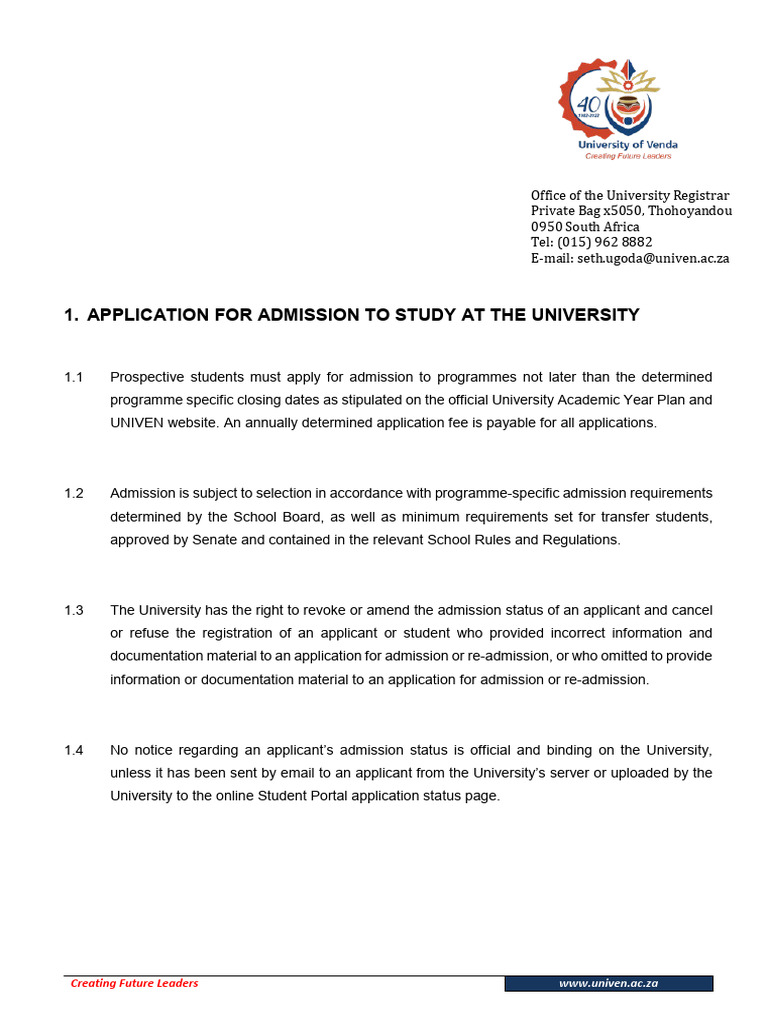 Applications Rules and Regulations | PDF | Justice | Crime & Violence