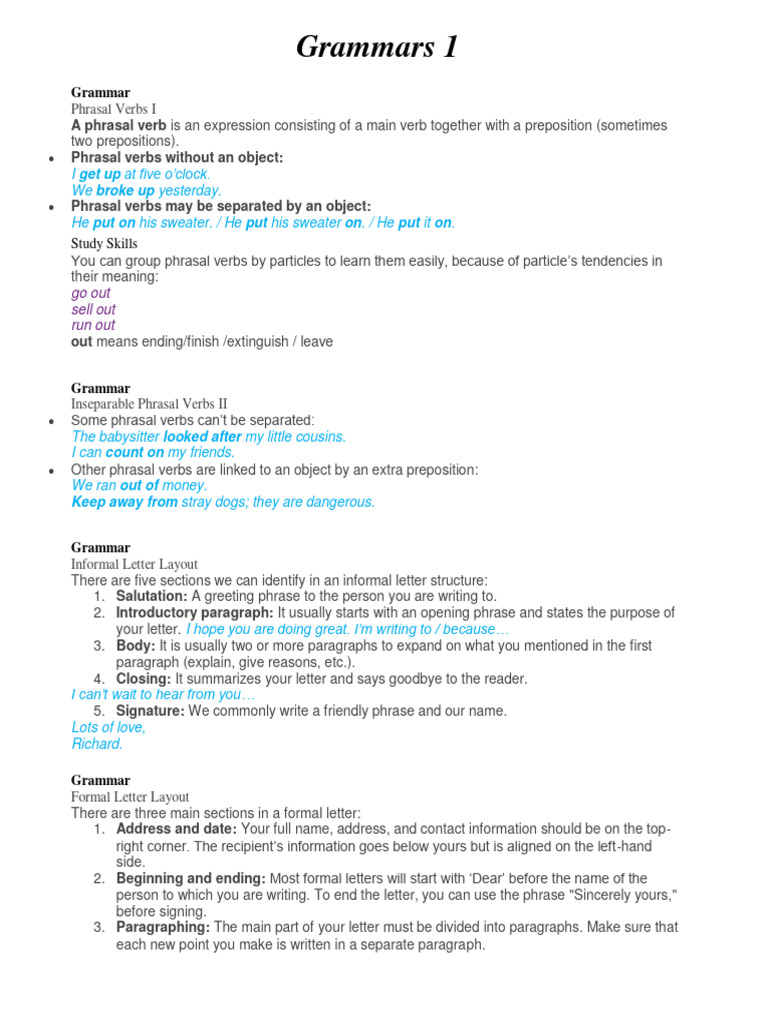 Grammars | PDF | Verb | Linguistics