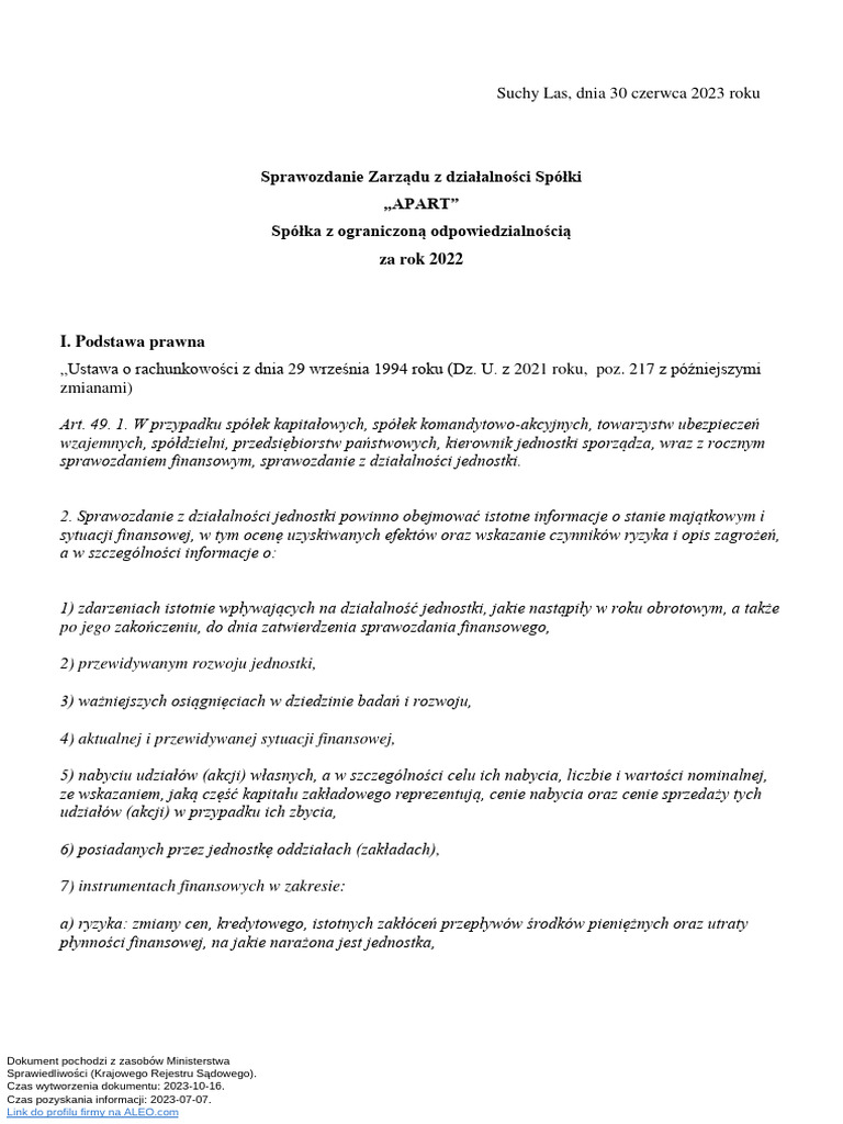 Sprawozdanie Zarządu z Działalności 2022-V.2 | PDF