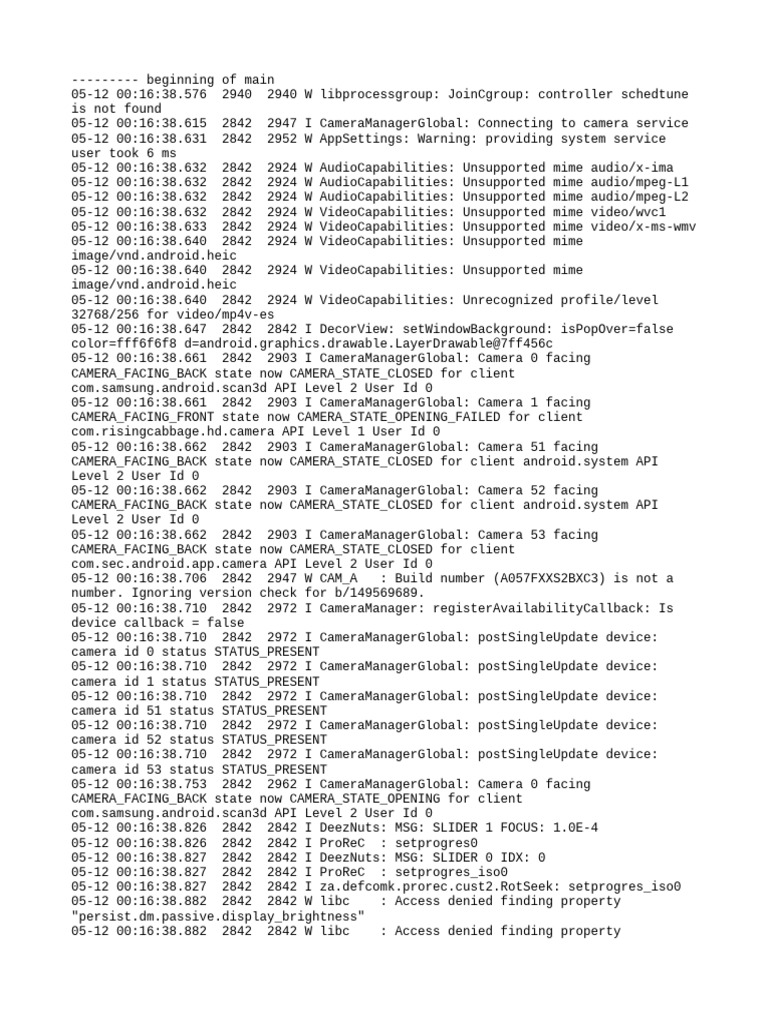 Log Cat 1715447798541 | PDF | Computer Engineering | Software Development