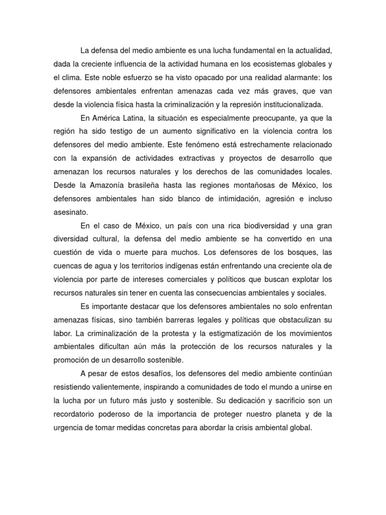 Actividad B 7 | PDF | Entorno natural | Violencia