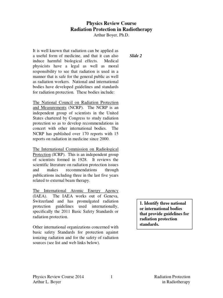 Radiation Safety Handout | Download Free PDF | Absorbed Dose | Ionizing ...