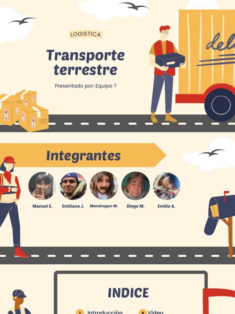 Presentación Equipo 7 | PDF | Transporte | Transporte ferroviario