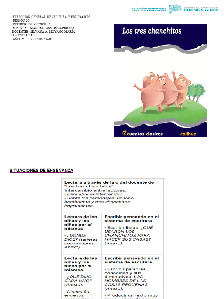 Secuencia Los Tres Chanchitos 24 Pdf
