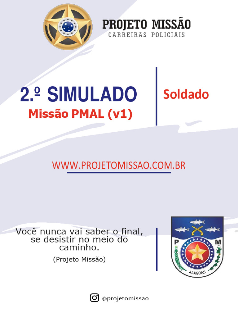 02-Simulado Missao Pmal V1 Soldado | PDF | Malware | Ransomware