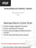 Prosedur Pengambilan Sampel Tanah Sesuai SNI | PDF