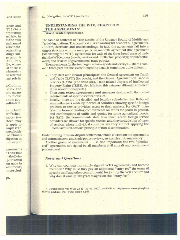 The Wto History Structure And Future Pdf