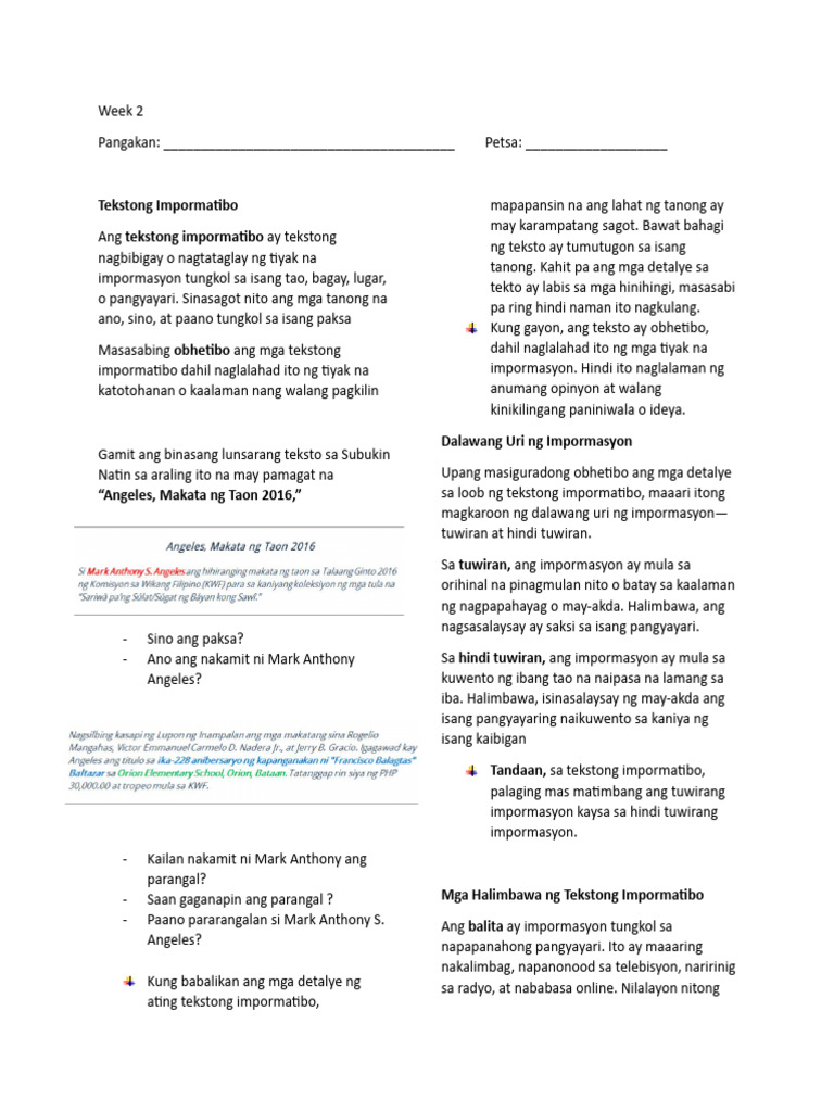 Week-2-Pagbasa-at-Pananaliksik | PDF