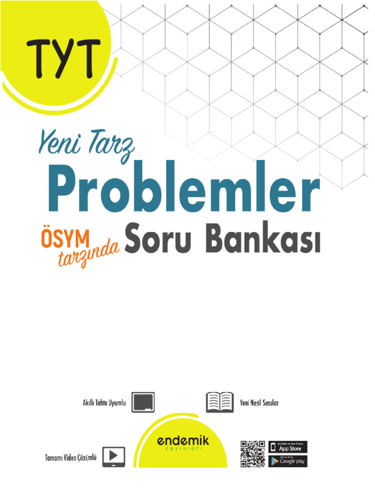 2023 Endemi̇k Yayinlari Tyt Problemler Soru Bankasi Merset PDF | PDF