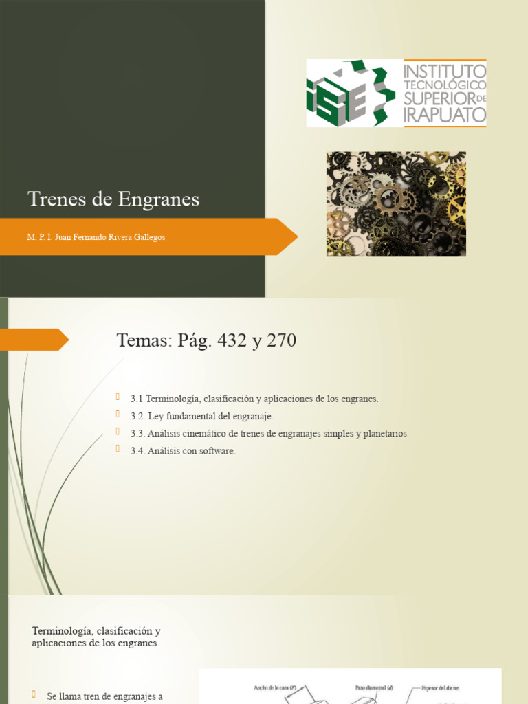 Engranes | PDF | Engranaje | Eje