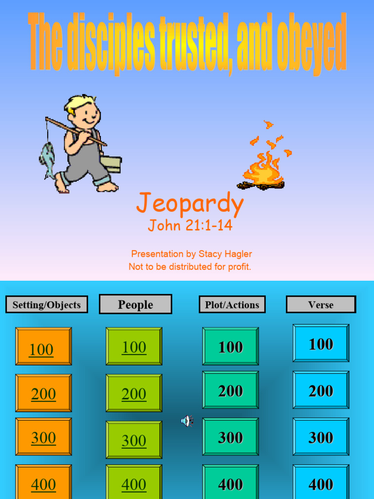 Disciples Jeopardy Staples | PDF | Disciple (Christianity) | Jesus