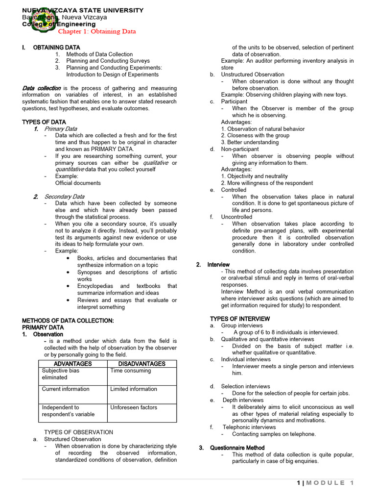 Data Collection Methods Overview | PDF | Survey Methodology | Sampling (Statistics)