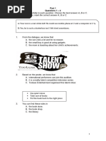 Exam Form 3 Paper 1 May 2023 | PDF