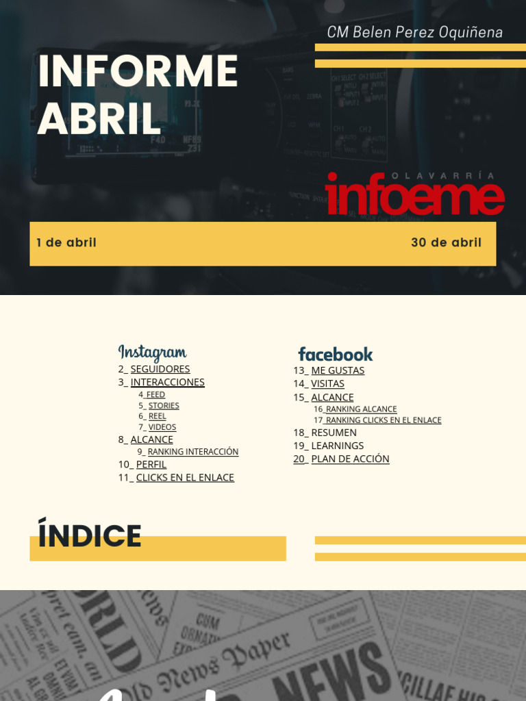 CM - Informe Infoeme | PDF