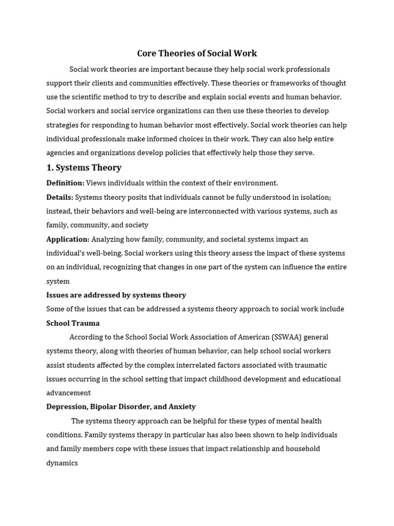 Social Work Assignment | PDF | Psychotherapy | Social Work