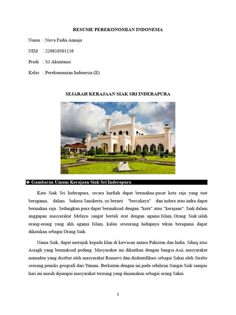 Resume PI Sebelum Kemerdekaan - Nova Fadia Annaja | PDF