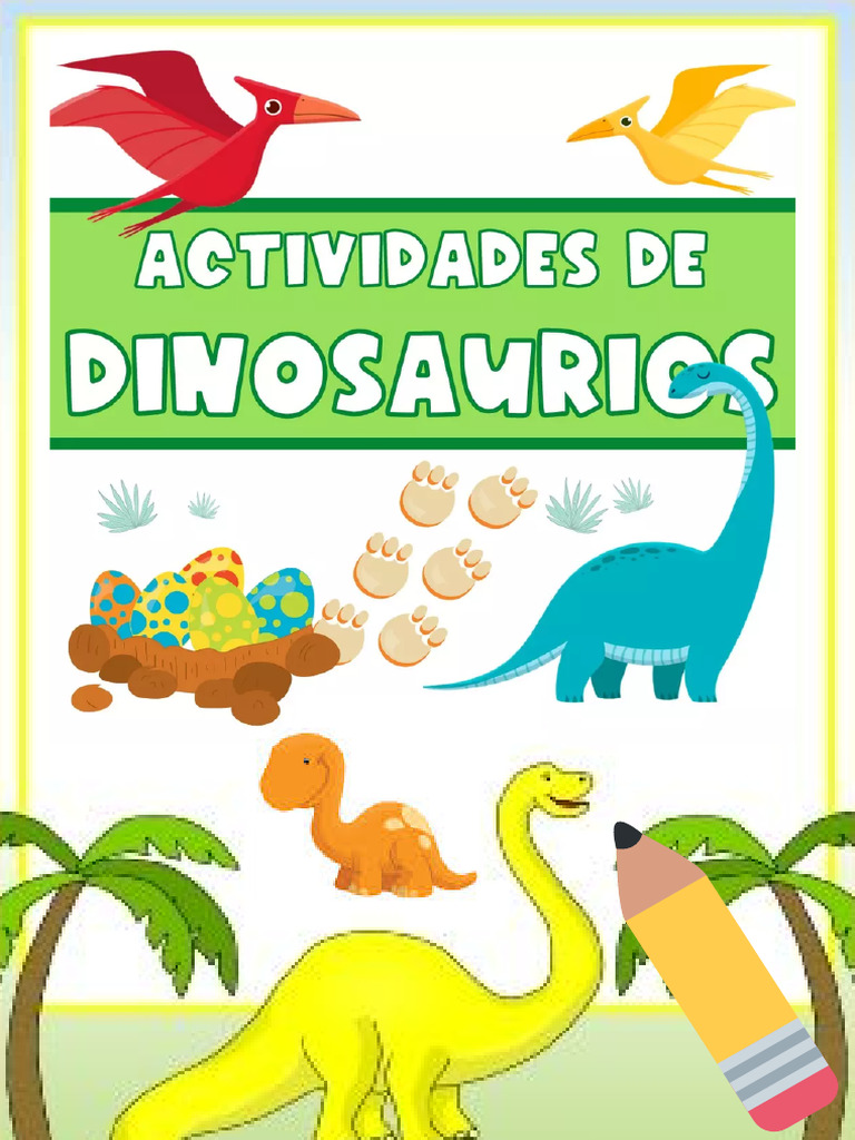 Letras de Dinosaurios para Colorear | PDF
