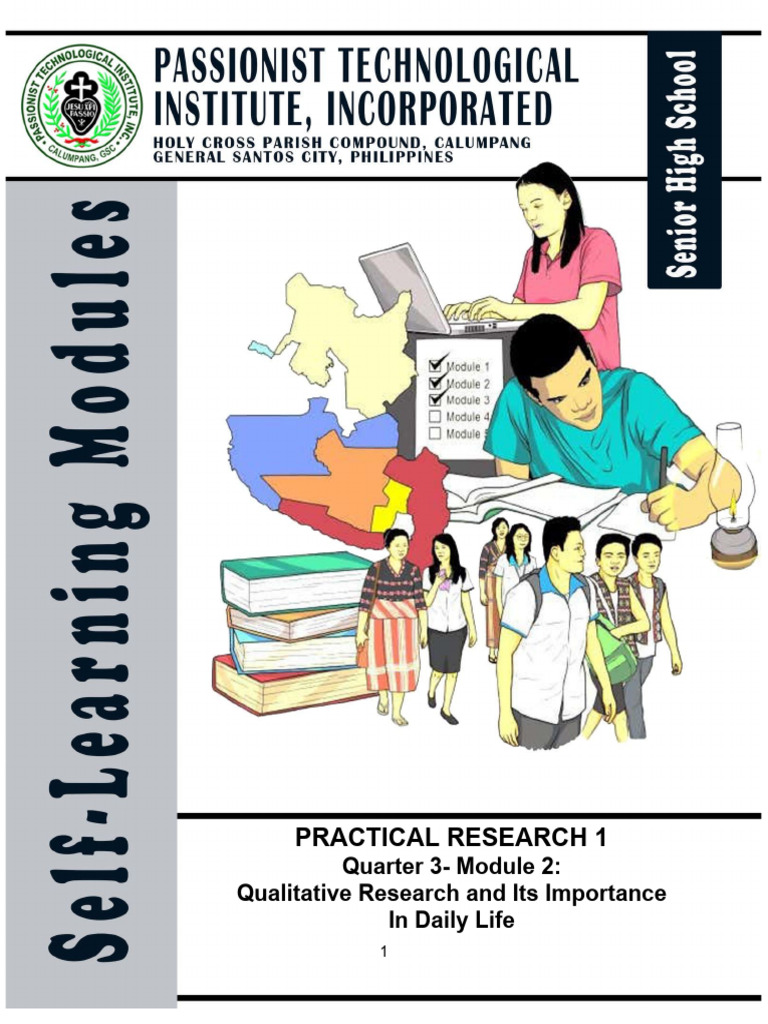Practical Research I Q3 Module 2 | PDF | Qualitative Research | Science