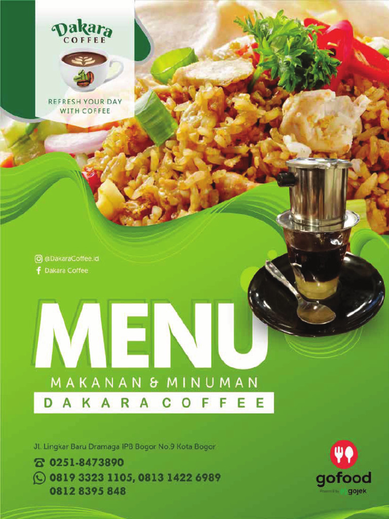 Menu Dakara Coffee 2024 020224 | PDF | Hot Drinks | Drink