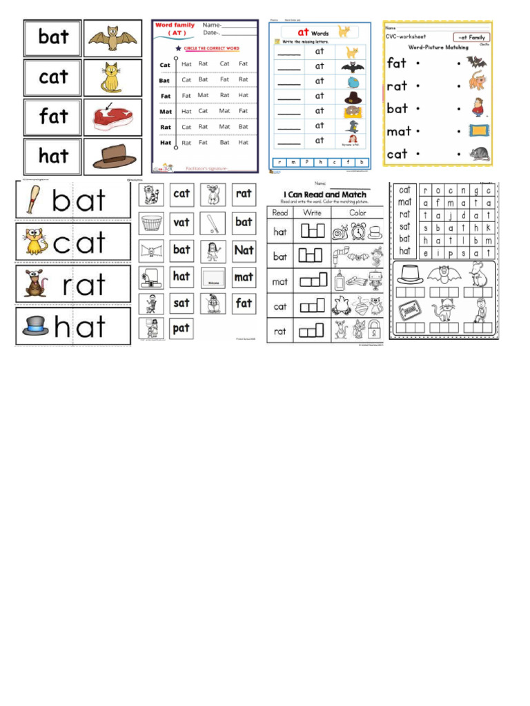 Cat Word Card | PDF