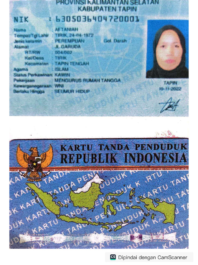 KTP Aftaniha - Compressed | PDF