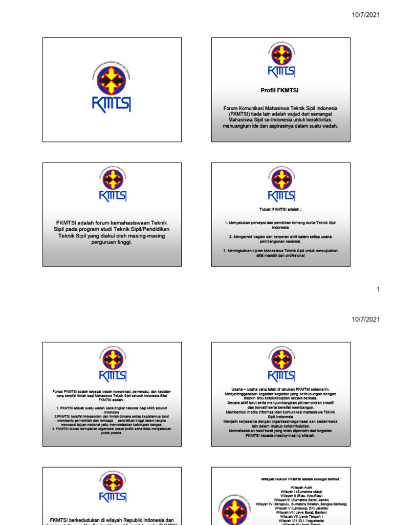 Profil dan Sejarah FKMTSI Indonesia | PDF