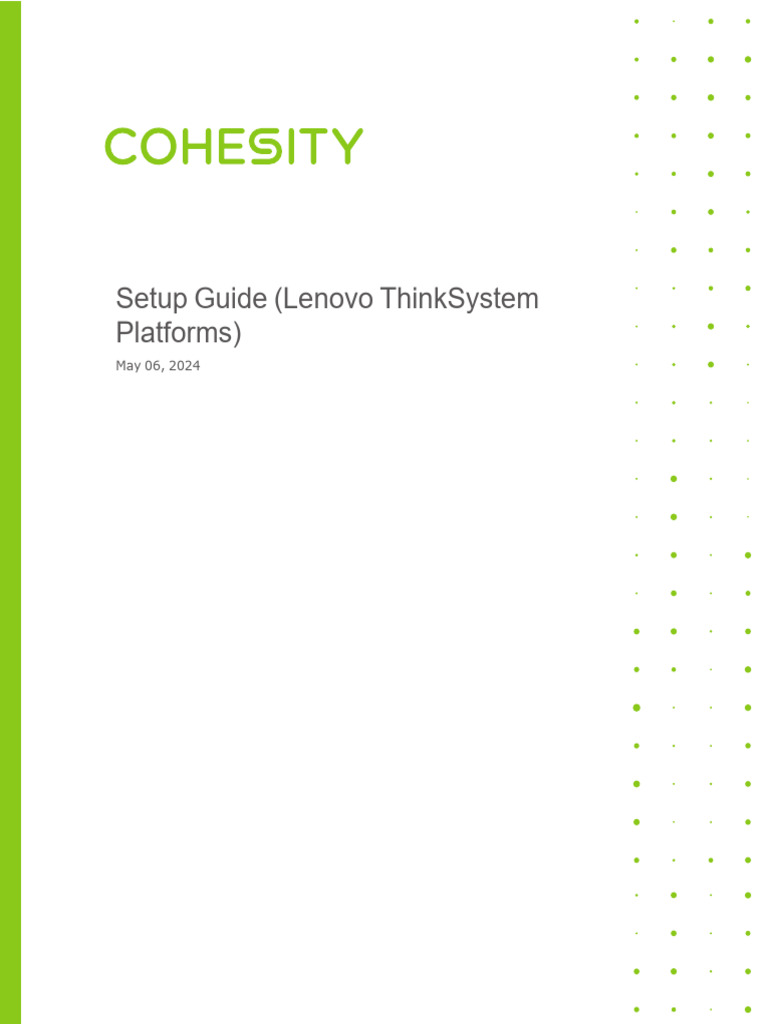 Lenovo ThinkSystem Setup Guide | PDF | Solid State Drive | Ip Address