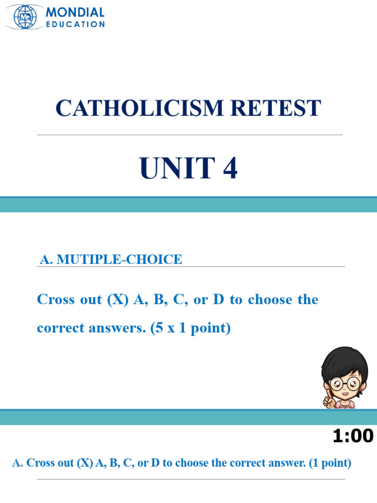 UNIT 4 - RETEST | PDF | Jesus | Disciple (Christianity)