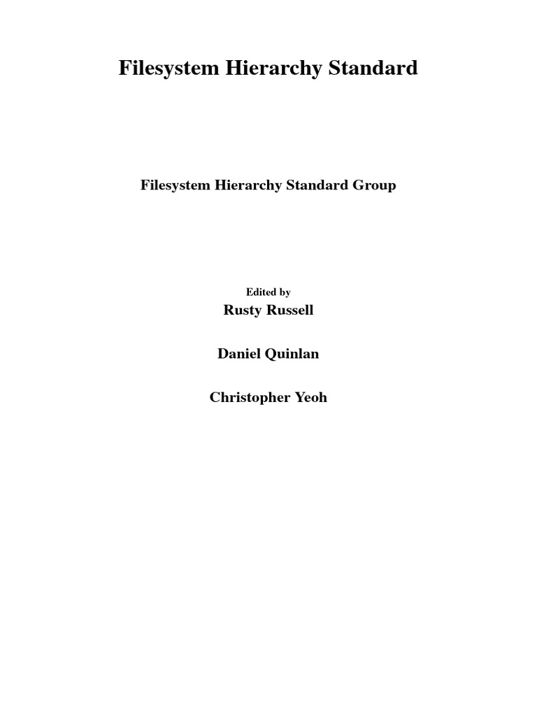 fhs-2 3 | PDF | File System | Computer File